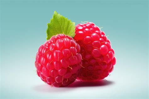 Premium Ai Image Colorful Isolated Background Of Raspberry