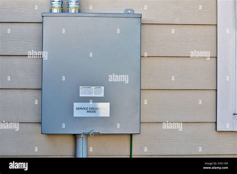 Standby Generator Transfer Switch Disconnect Box Junction Wall