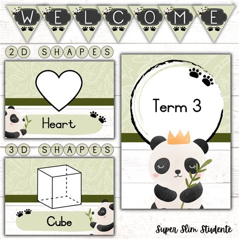 Panda Classroom Theme Super Slim Studente