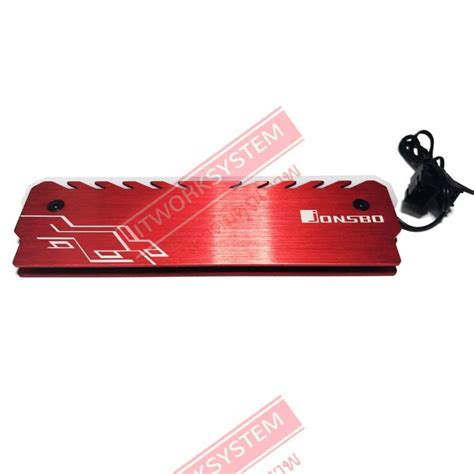 ️flash Sale️ ฝาครอบแรม มีไฟ 1 ชิ้น Jonsbo ไฟคอมพิวเตอร์ Diy Computer Rgb ประกอบ คอมพิวเตอร์ ตก