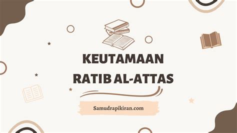 Keutamaan Dzikir Ratib Al Attas Dan Cara Mengamalkannya