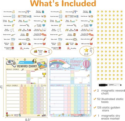 Tabla Magnética De Tareas De Borrado En Seco Para Dos Niños En Casa