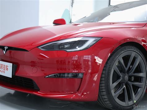 烈焰红model S车头外观图片model S 2023款 Plaid 版 三电机全轮驱动7473446太平洋汽车网