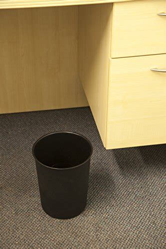 Kenney Manufacturing Storage Made Simple Plastic Waste Basket Black Bigamart