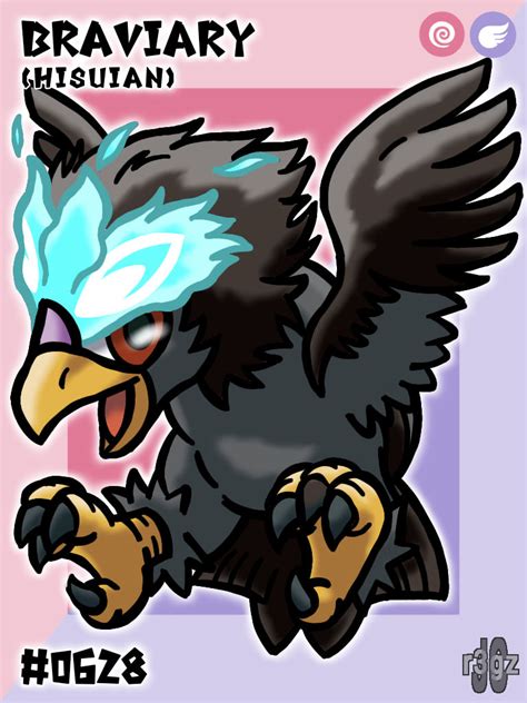 0628 Braviary Hisuian Shiny By Jcr3gz On Deviantart