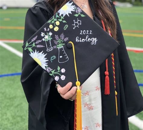 Biology Major Grad Cap College Graduation Cap Decoration College