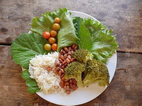 健康的素食午餐