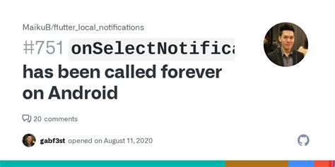 Onselectnotification Has Been Called Forever On Android Issue