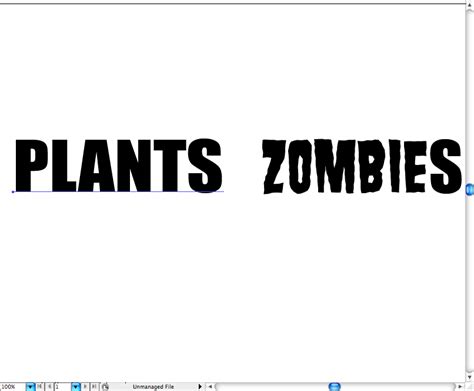 Create Plants Vs Zombie Type In Illustrator We Love Brisbane