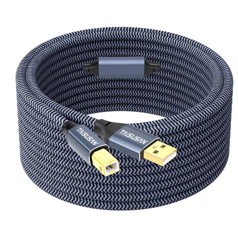 Taisusan Usb Printer Cable 40ft Type A To Type B Printer Cable High