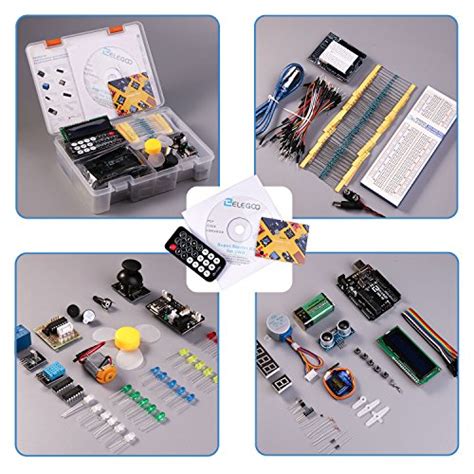 Elegoo Conjunto Medio De Iniciación Compatible Con Arduino Ide Con