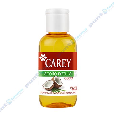 Quedateencasa Punto Farma Aceite Natural De Coco Carey 100 Ml