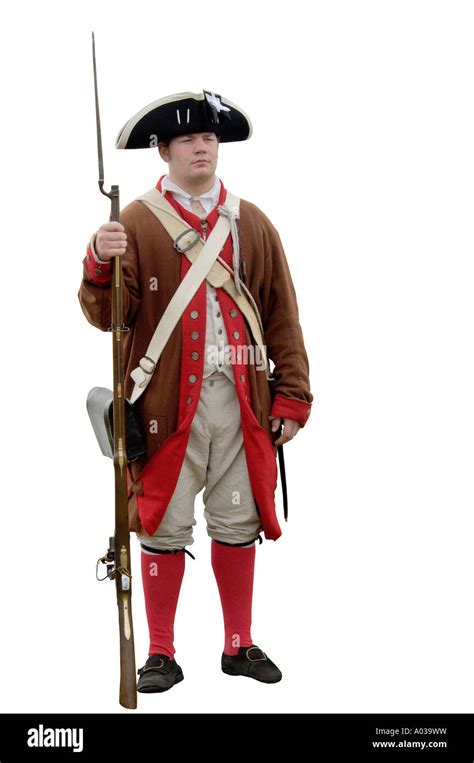 American Colonial Soldier Uniform Cut Out Stock Images And Pictures Alamy