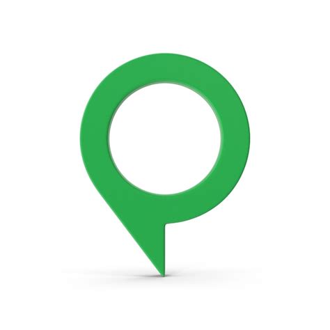 Premium Photo 3d Rendering Realistic Green Location Map Pin Gps