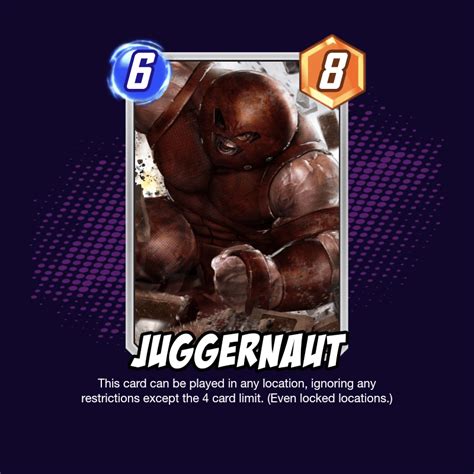 A Juggernaut That Cant Be Stopped Rcustommarvelsnap