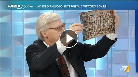 Adesso Parlo Io Parenzo Intervista Vittorio Sgarbi LA7