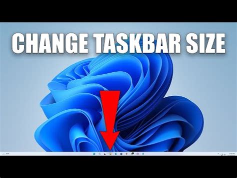 How To Change The Taskbar Size In Windows 11 YouTube