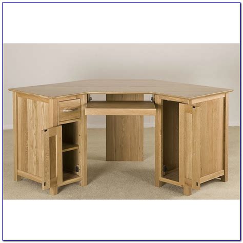 Solid Wood Computer Desk For Small Space
