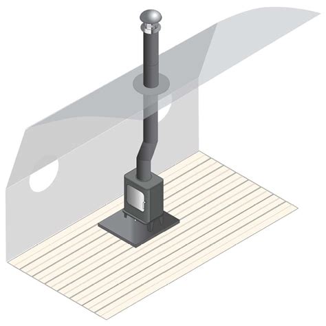 Twin Wall Insulated Offset Flue Kit 100mm Id For Arada Stoves Marine