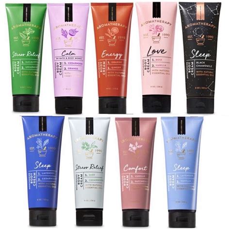 Kem DƯỠng ThỂ Body Lotion Cream Dòng Aeromatherapy Bathandbody Works
