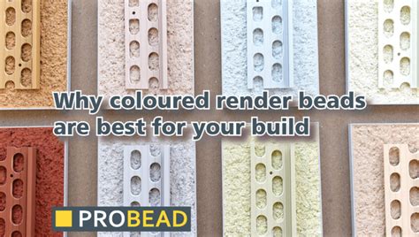 Choose Coloured Render Beads For Top Finish SAS Render Systems