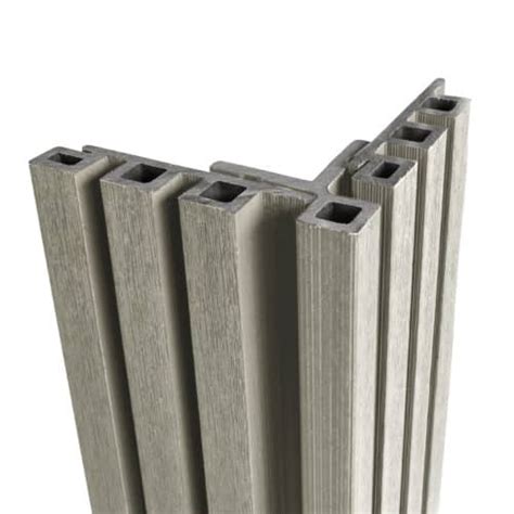 Ecoscape Composite Slatted Cladding Corner Trim 3 6m Dickson Timber Harrogate