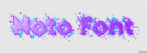 Noto Font Text Effect And Logo Design Font