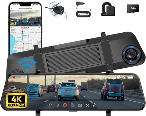 Generic 10 Inch Touch Screen Dual Lens Car Dvr Dash Cam