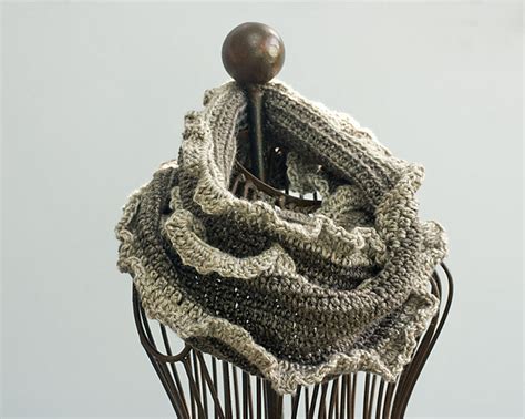 Ravelry Ruffle Infinity Scarf Crochet Pattern Pattern By Judy Stalus