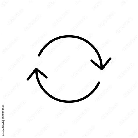 Refresh Icon For Web And Mobile App Reload Sign And Symbol Update Icon Stock Vector Adobe Stock