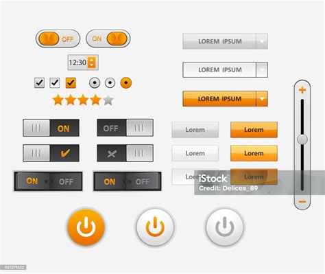 Set Ui Desain Datar Dan Elemen Ux Untuk Desain Situs Web Dan Aplikasi
