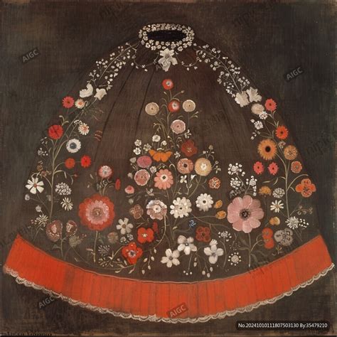 Ai创作图女孩礼服插画 匈牙利彩绘手绘装饰画 服饰装饰画 女装花型抽象画 手绘西式婚纱 19世纪巴瑟尔礼服裙 连衣裙插画 俄罗斯插画手绘装饰画 俄罗斯彩绘手绘装饰画 19世纪后期女袍 服装设计