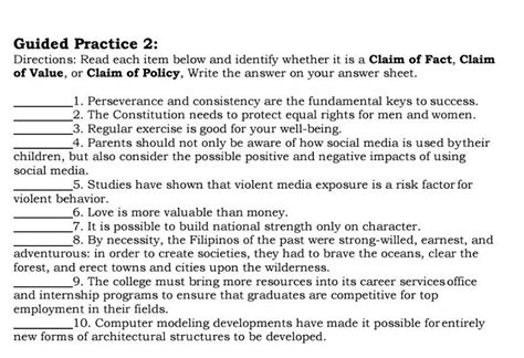 Argument Introduction Part 1 Claims And Types Of Claims 46 Off