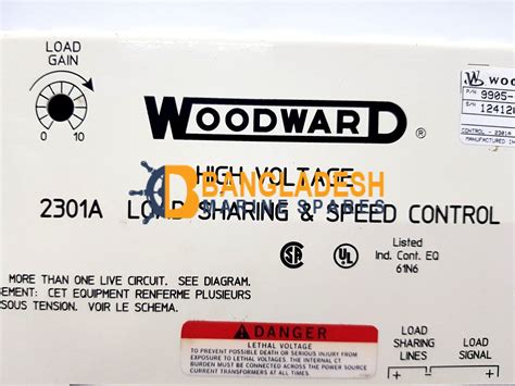 Woodward Load Sharing And Speed Control 2301a 9905 31 Rev M Bangladesh