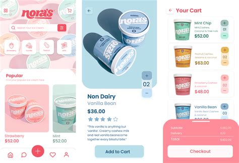 Ice Cream App Figma