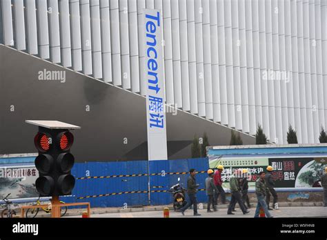 The New Headquarters Of Internet Giant Tencent Is Under Construction In