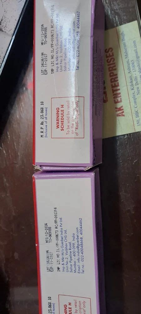 Lipiodol Ultra Fluid Injection At ₹ 15500vial Lipiodol Injection In