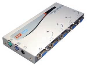 Compact 4 Port KVM Switch TVCables