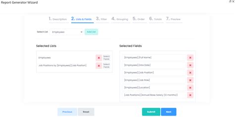 create custom report