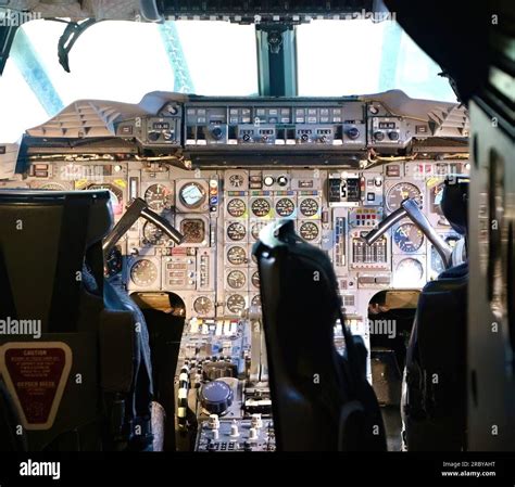 Cockpit Of Aérospatiale And British Aircraft Corporation Concorde G
