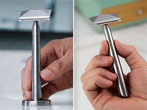 This Cnc Machined Titanium Razor Will Probably Be The Last Razor Youll Ever Want To Buy Yanko