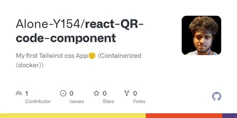 Github Alone Y154react Qr Code Component My First Tailwind Css App🙂 Containerized Docker