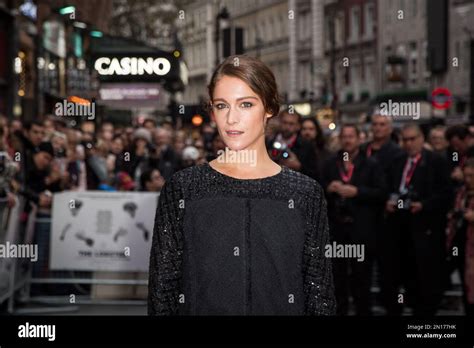 Ariane Labed Poses For Photographers Upon Arrival At The Premiere Of