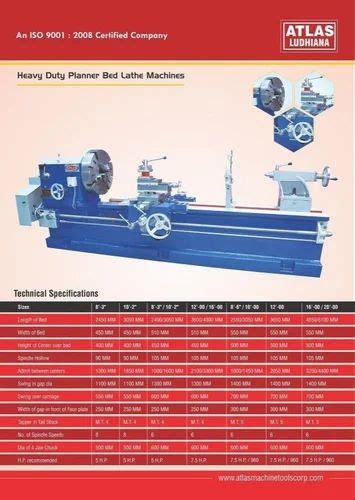 Planner Bed Type Heavy Duty Lathe Machine 150 Mm At ₹ 580000 In Ludhiana