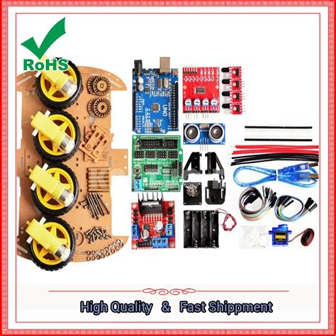 WD Smart Car Chassis Kit Smart Car Kit In Integrated Circuits From Electronic Components