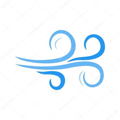 부는 바람 아이콘 Stock Vector By ©iconbunny 75718829