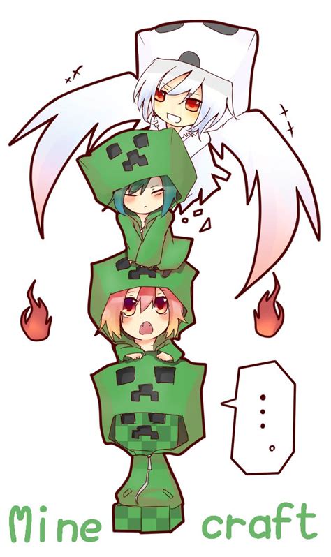 25 Best Creeper Anime Images On Pinterest Minecraft Stuff Creeper