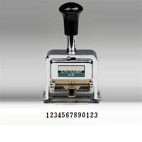 Heavy Duty Digit Automatic Numbering Machine
