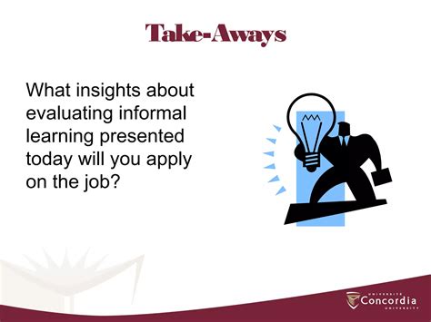 Evaluating Informal Learning Ppt