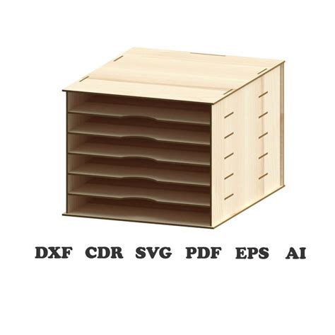 Vertical Organizer Laser Cut Files Svgdxfpdfaicdreps Laser Files